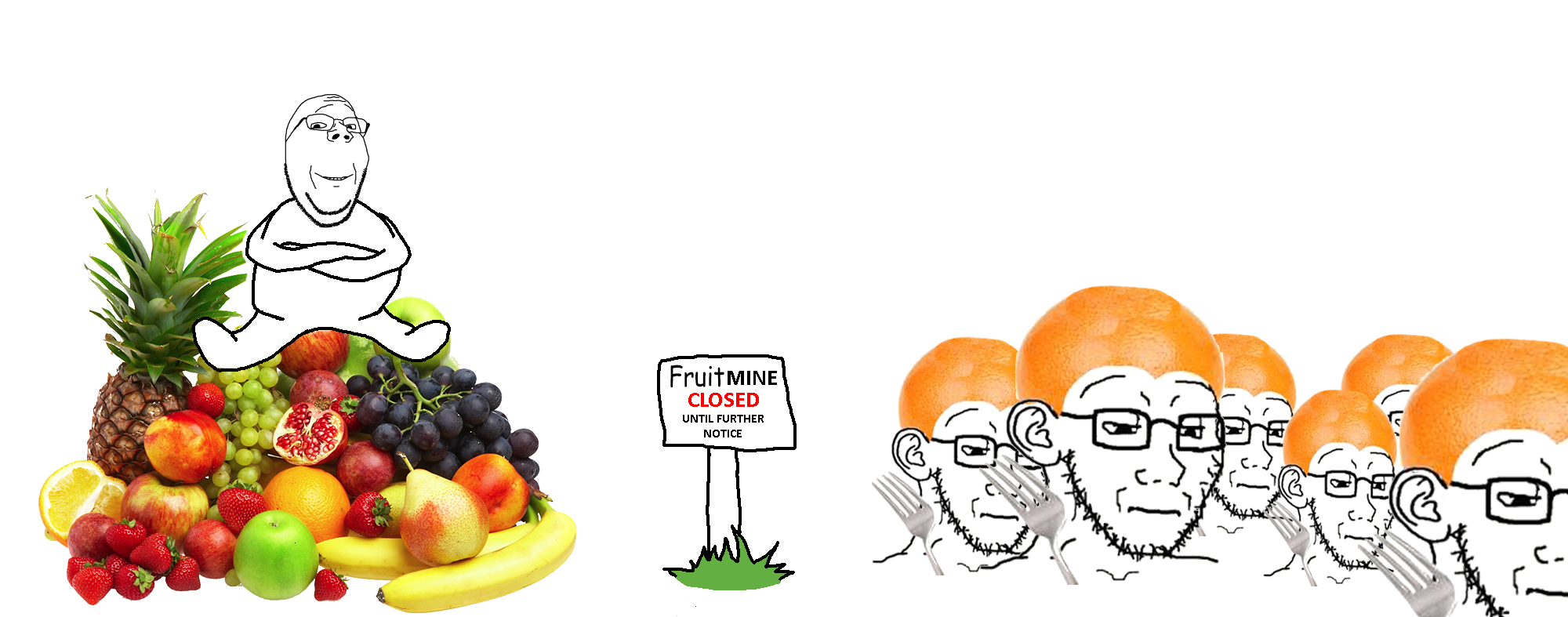 Wojak Soyjak fruits | Soy Boy Face / Soyjak | Know Your Meme