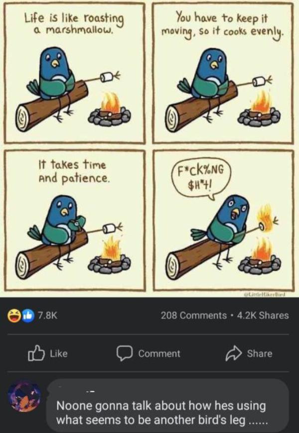 Cursed_Bird Legs | Cursed Comment | Know Your Meme