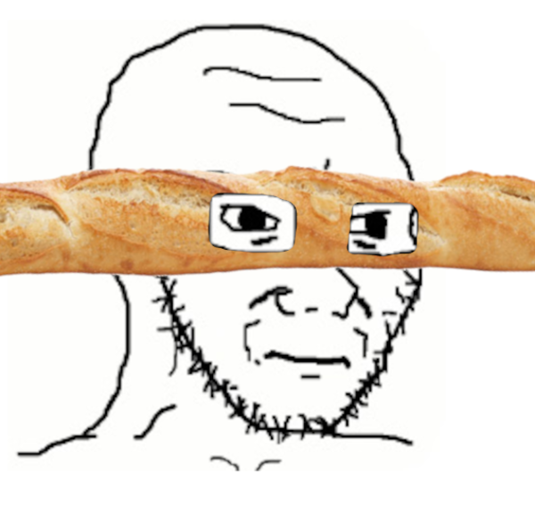 Wojak Soyjak bread glasses | Soy Boy Face / Soyjak | Know Your Meme