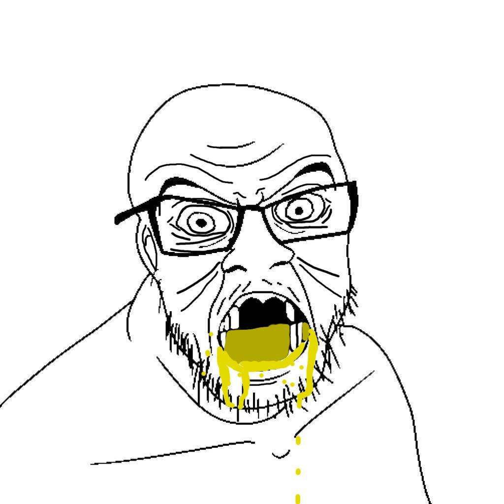 Wojak Soyjak vomiting | Soy Boy Face / Soyjak | Know Your Meme