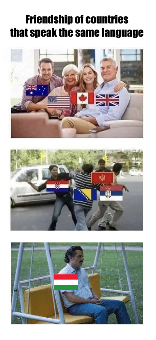Stupid western anglo languages vs Chad same language with 3 words ...