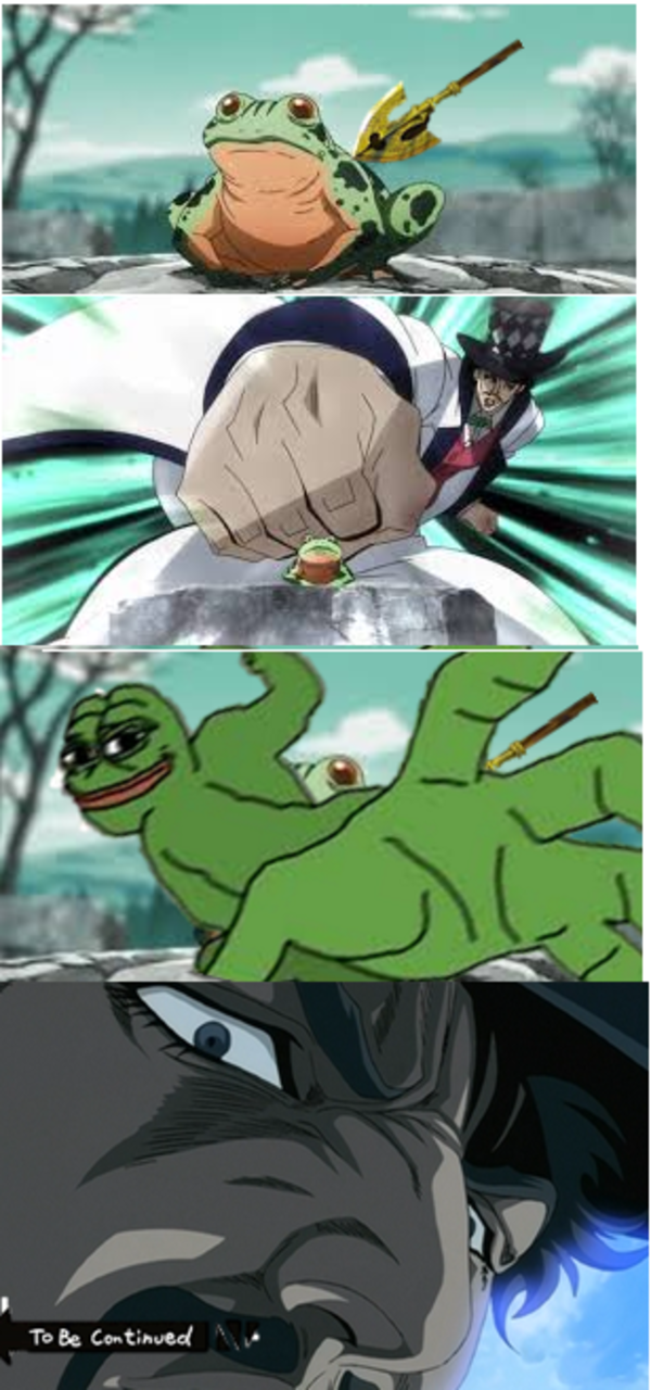 The frog we had all forgotten | /r/ShitPostCrusaders/ | JoJo's Bizarre ...