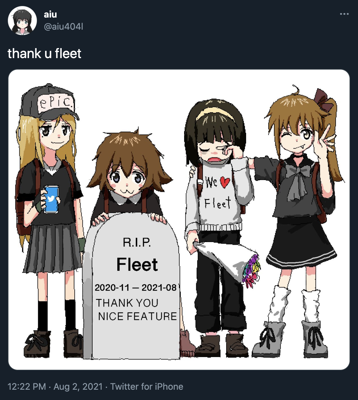 R.I.P. Fleets! | Twitter Fleets | Know Your Meme