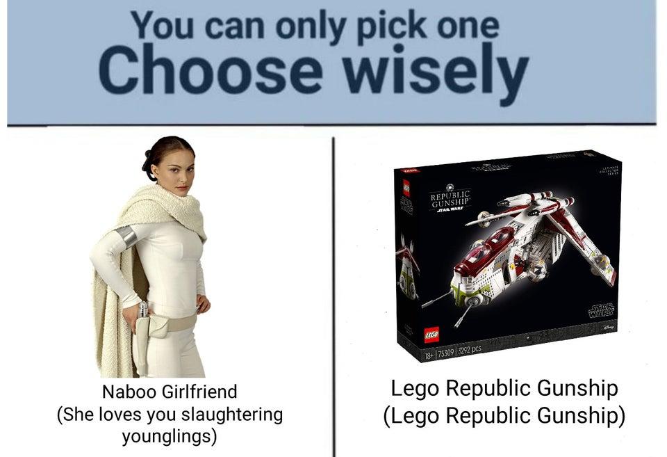 The Obvious Choice | Prequel Memes | Know Your Meme