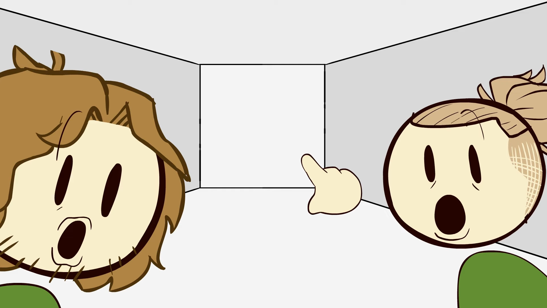 Soyjaks pointing at dead end | Two Soyjaks Pointing | Know Your Meme