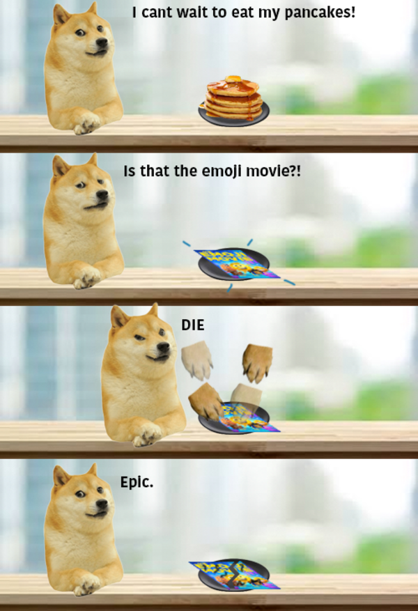 Doge eats pancakes... | /r/dogelore | Ironic Doge Memes | Know Your Meme