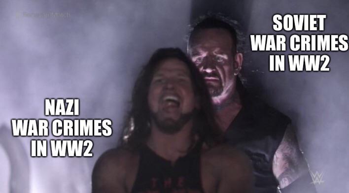 The Eastern Front was just one big war crime | Undertaker Standing ...