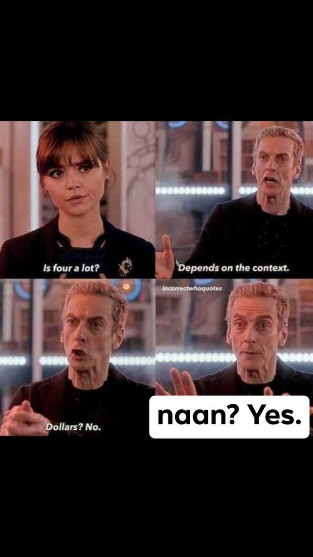 Depends On The Naan-Text | Four Naan, Jeremy? That's Insane! | Know ...