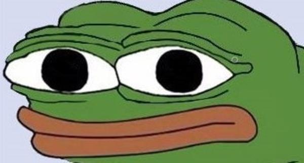 Flat pepe black pupils | Pepe the Frog | Know Your Meme