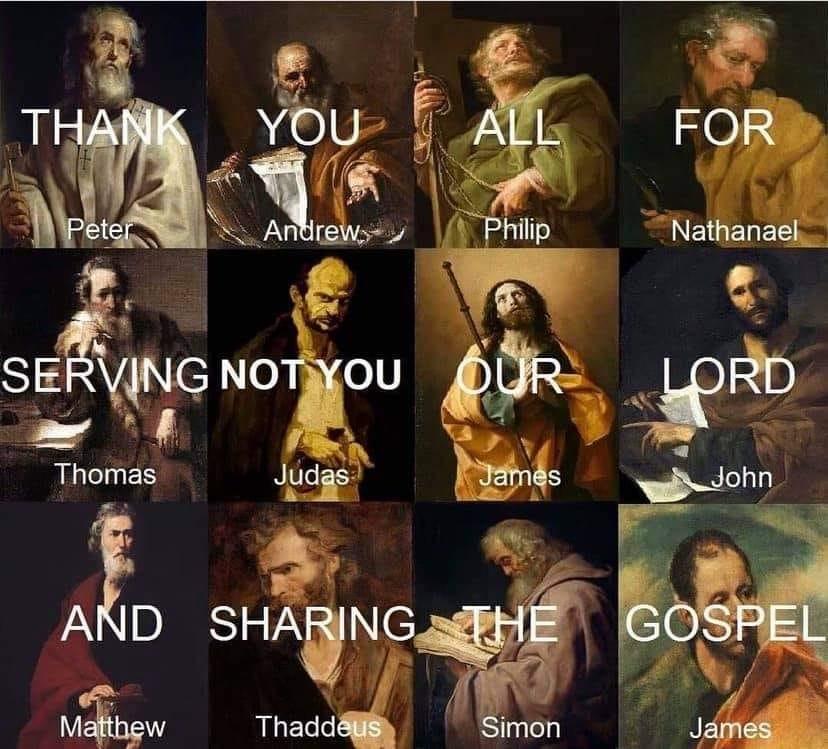 Thank You All For Serving (Not You) Our Lord And Sharing The Gospel ...