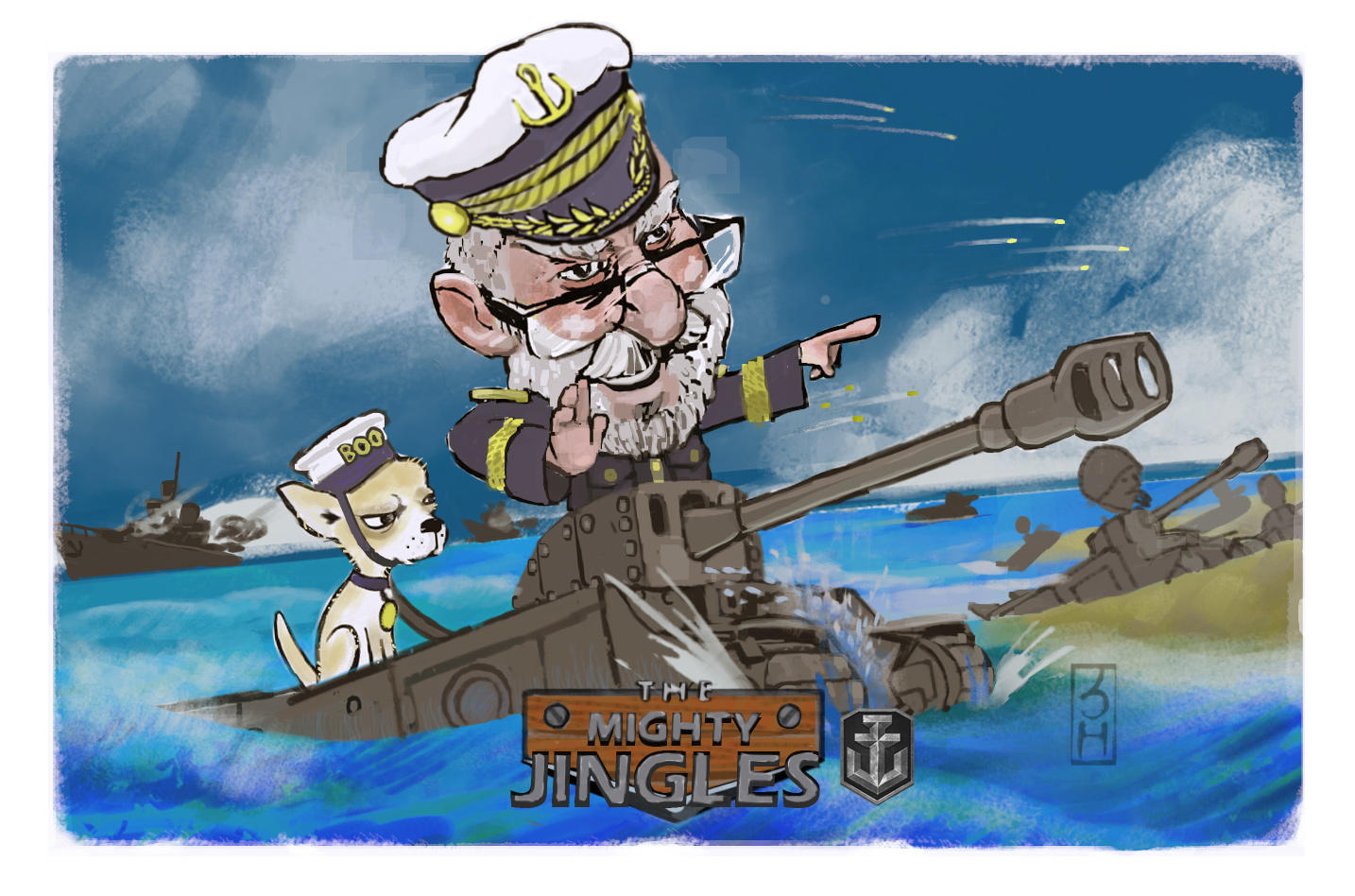 Mighty Amphibious TOG Beach Landing | The Mighty Jingles | Know Your Meme