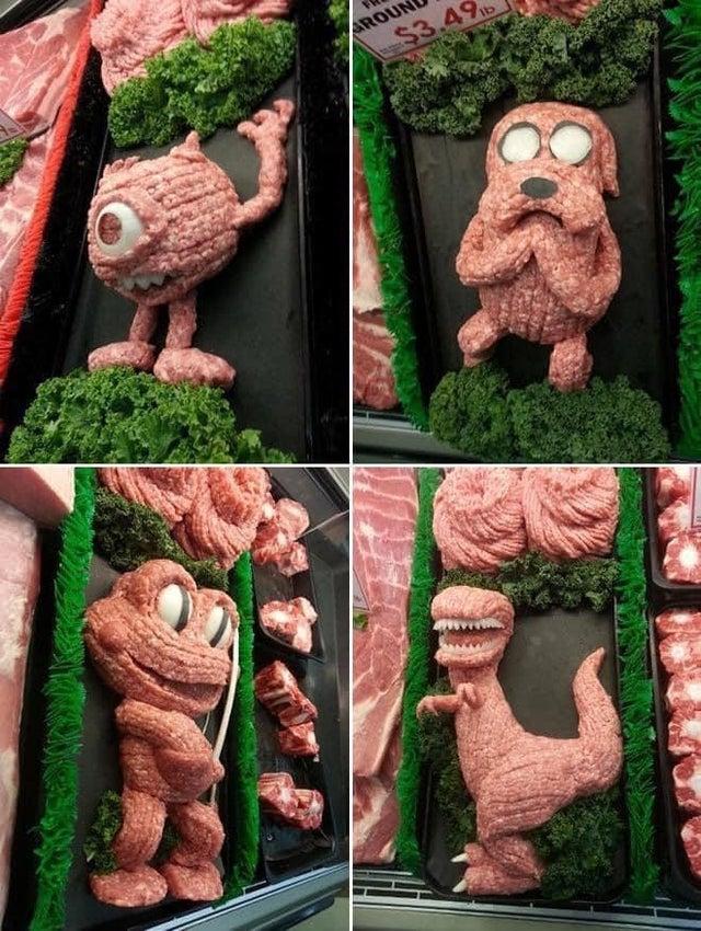 Butcher Shop Meat Sculptures | Awful Taste, But Great Execution | Know ...