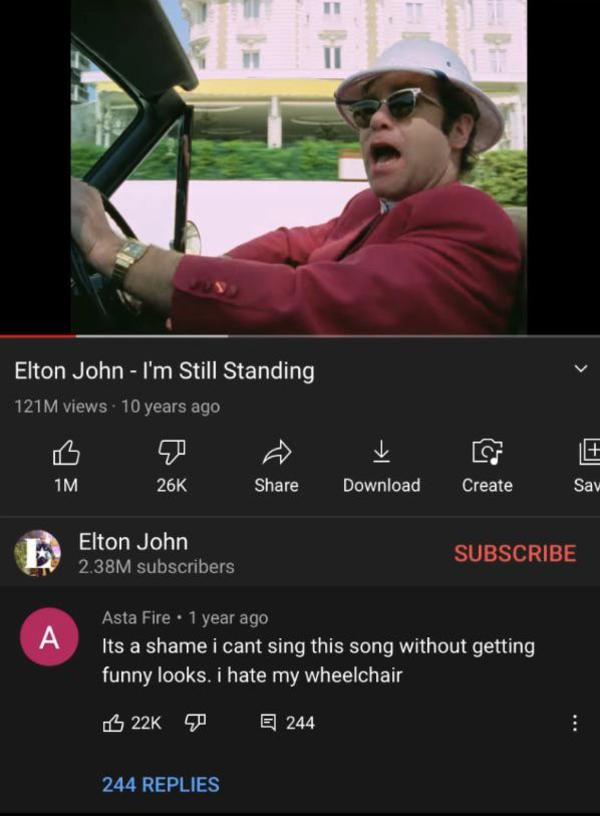 Cursed_I'm Still Standing | Know Your Meme