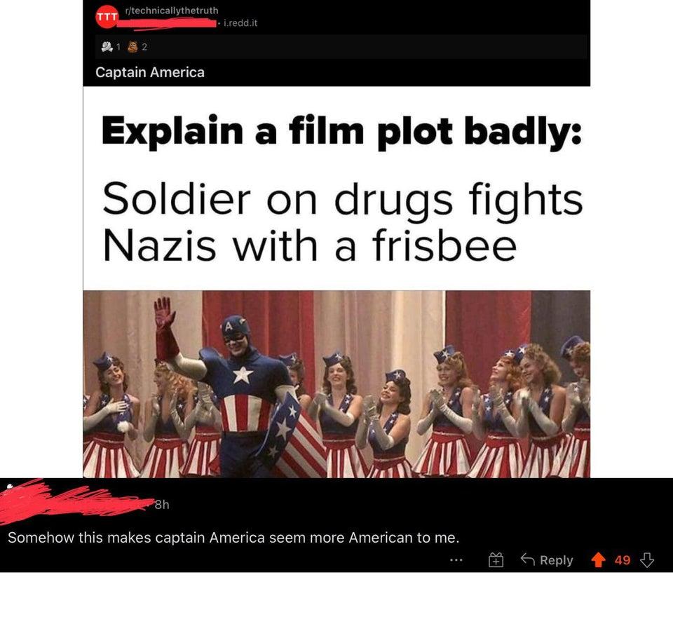 Cursed_Captain America | Cursed Comment | Know Your Meme