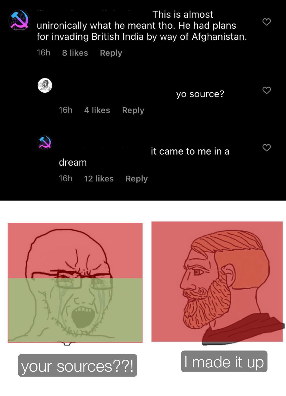 funi colors and one is the Chad. Laugh now. | /r/PoliticalCompassMemes ...