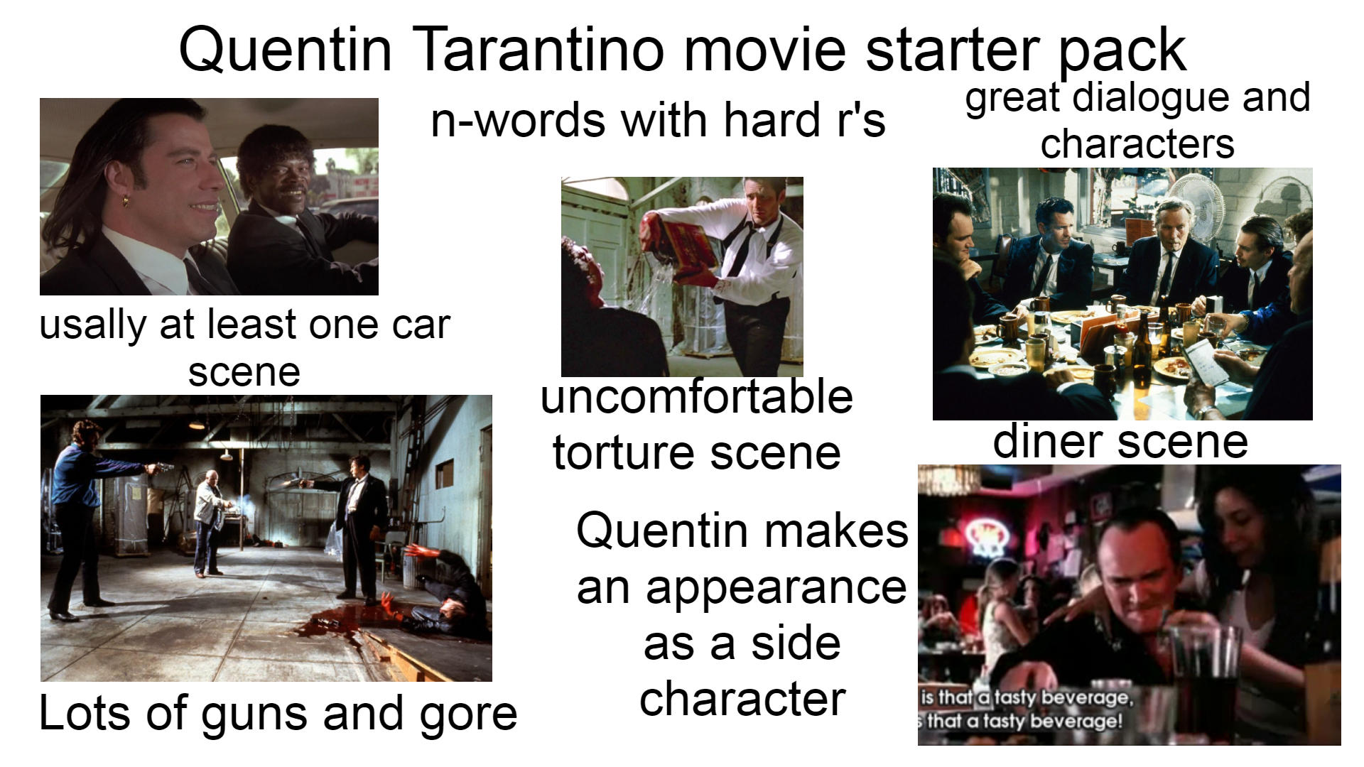 Quentin Tarantino movie starter pack | /r/starterpacks | Starter Packs ...