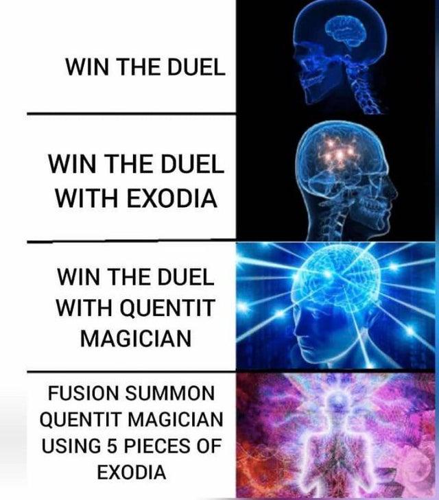 Galaxy Exodia Brain | Yu-Gi-Oh! | Know Your Meme