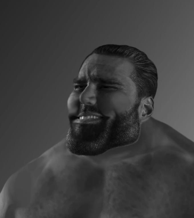 "Fitness? More like fit'n'iss whole burger in my mouth" | GigaChad ...