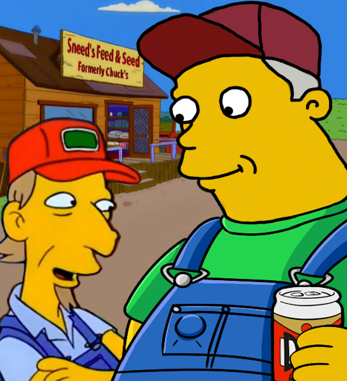 Chuck Staring at Sneed's Chest | Sneed's Feed and Seed | Know Your Meme