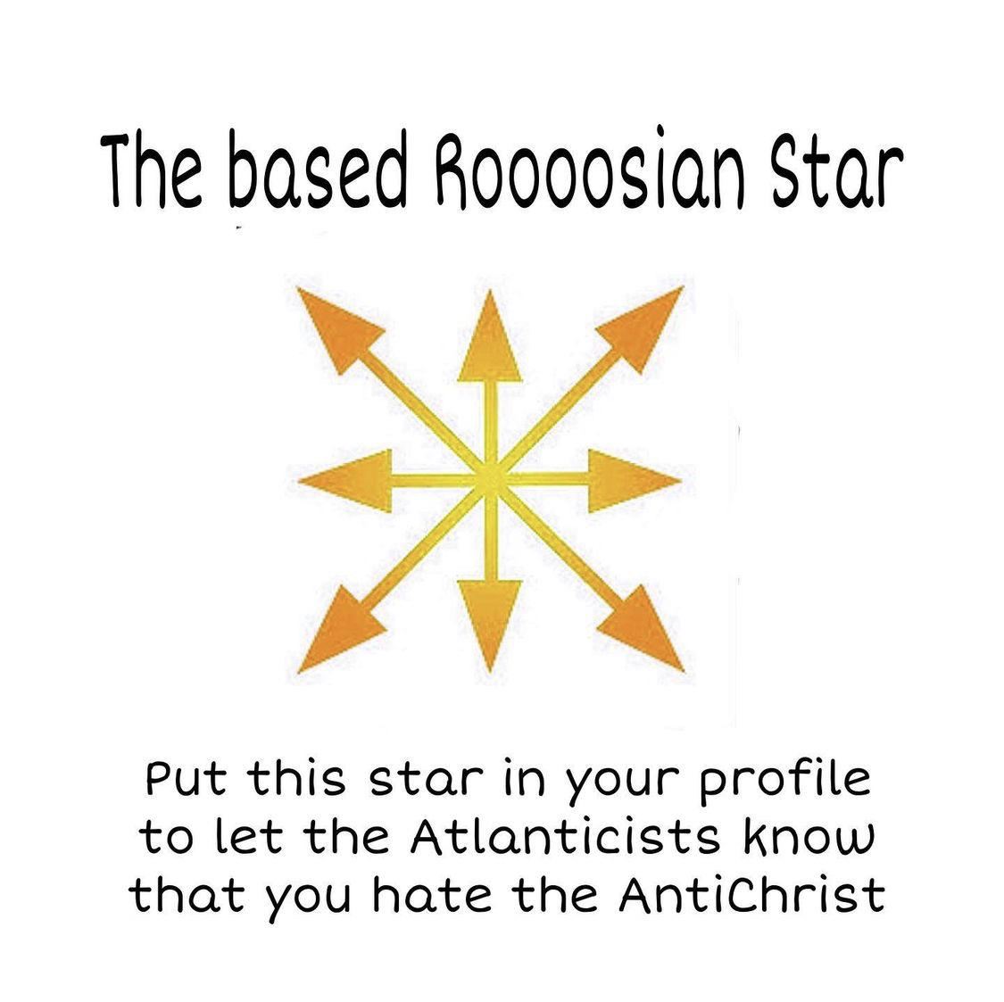 the based Roooosian Star | Star Posting / The Just Kidding Star | Know ...