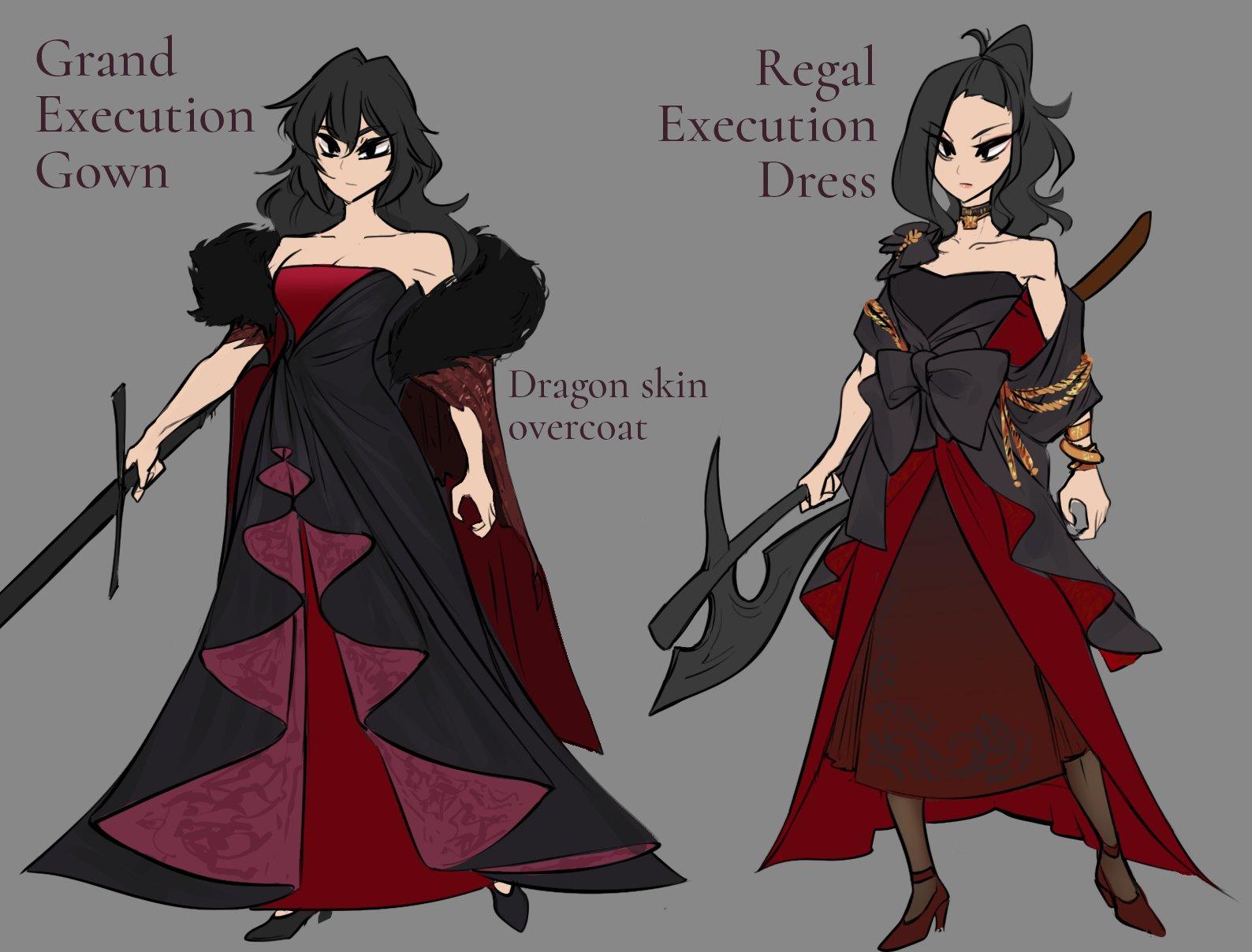 I love designing fancy outfits with swords Great contrast | Centurii ...