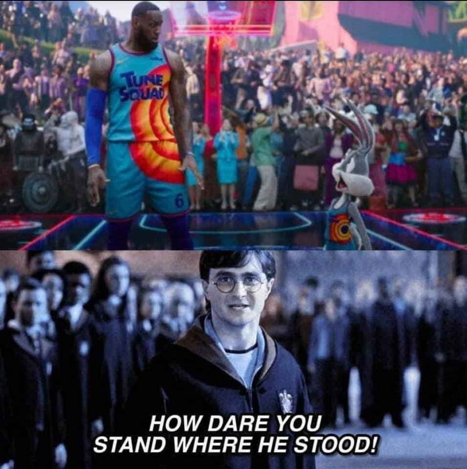 how dare you stand where he stood space jam 2 | How Dare You Stand ...