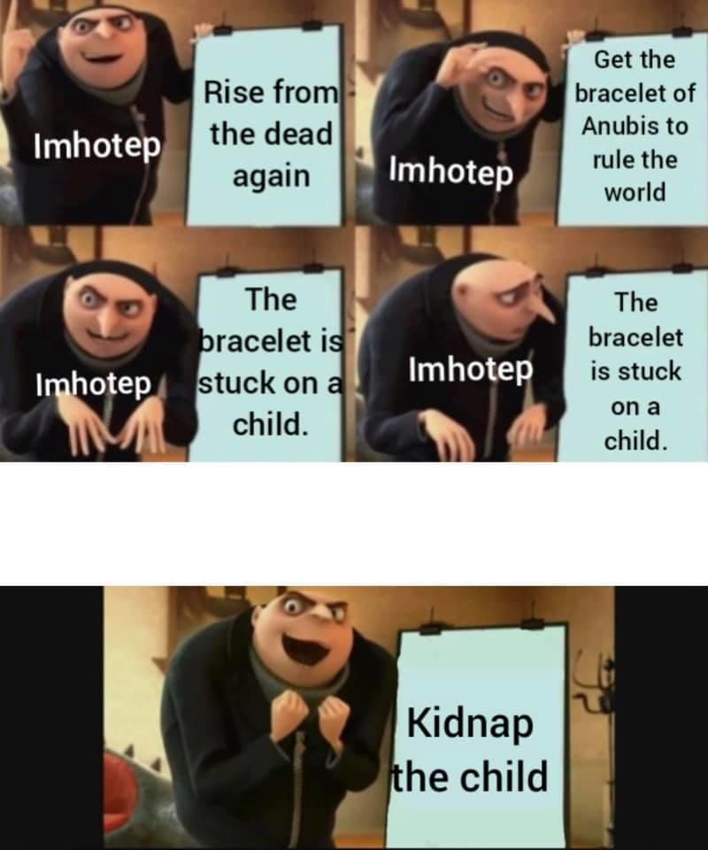 Imhotep's plan | The Mummy (1999) | Know Your Meme