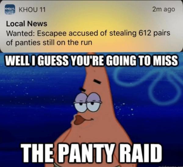 The Panty Raider | SpongeBob Panty Raid Controversy | Know Your Meme
