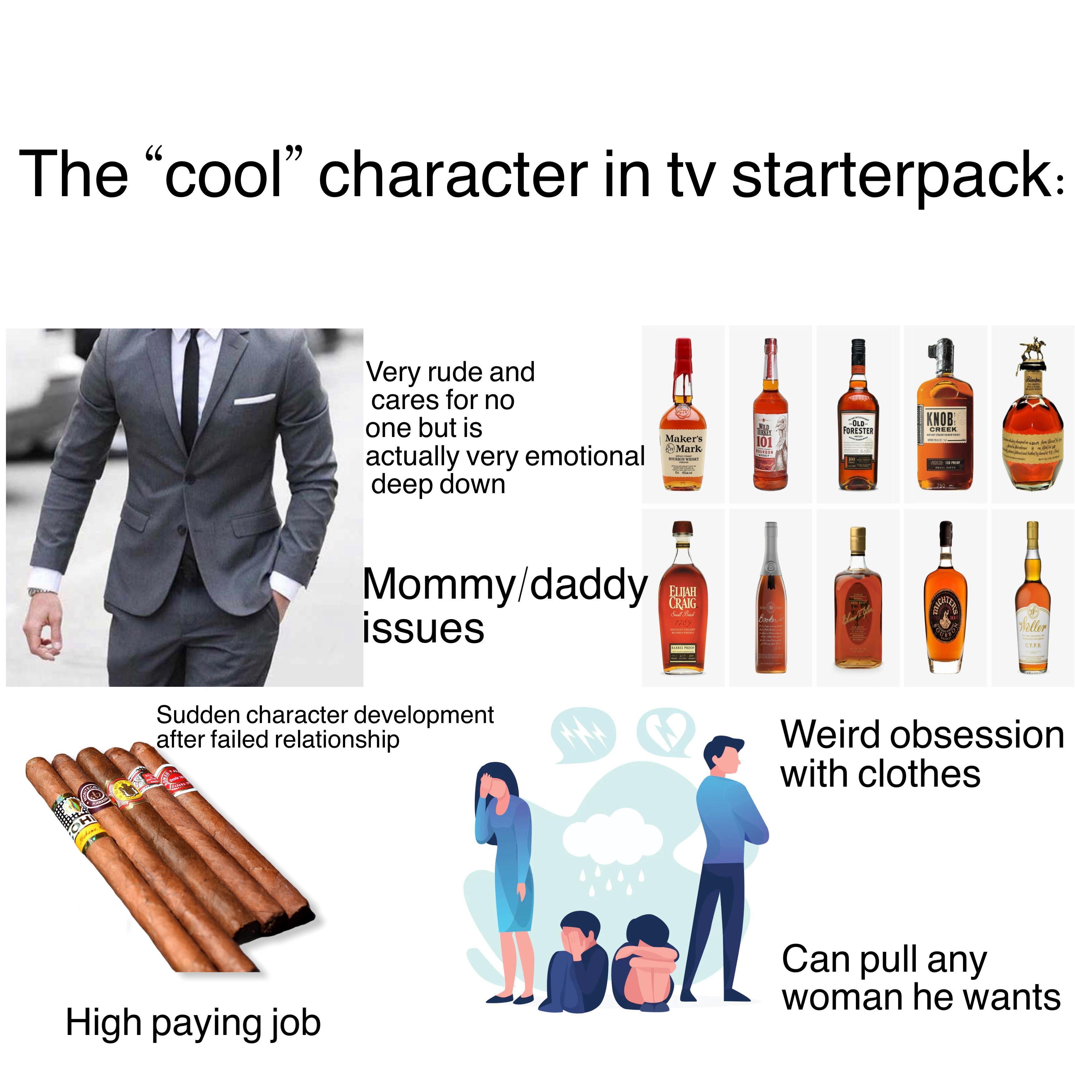 The “cool” character in tv starterpack | /r/starterpacks | Starter ...