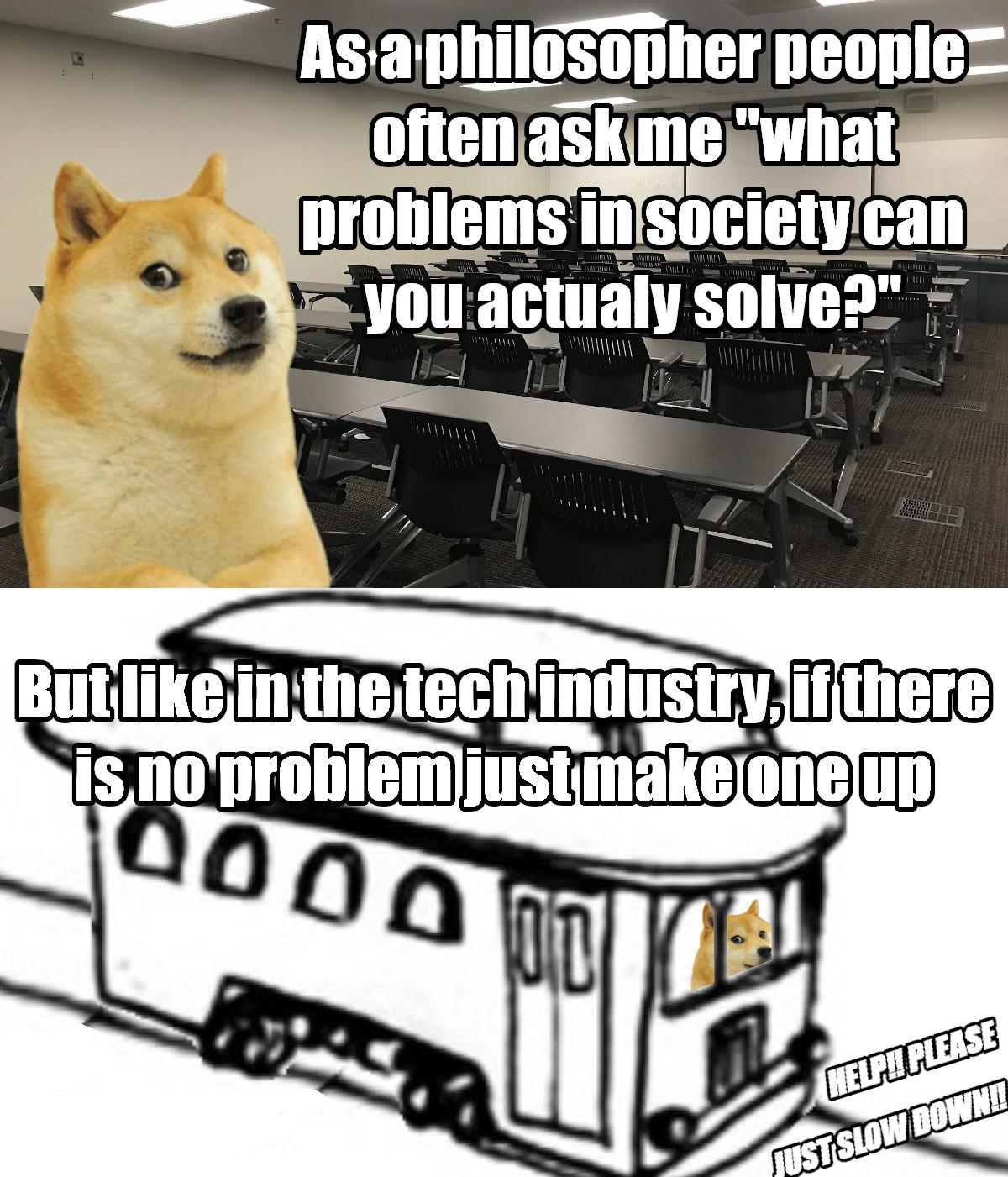 Le great modern day philosopher has arrived | The Trolley Problem ...