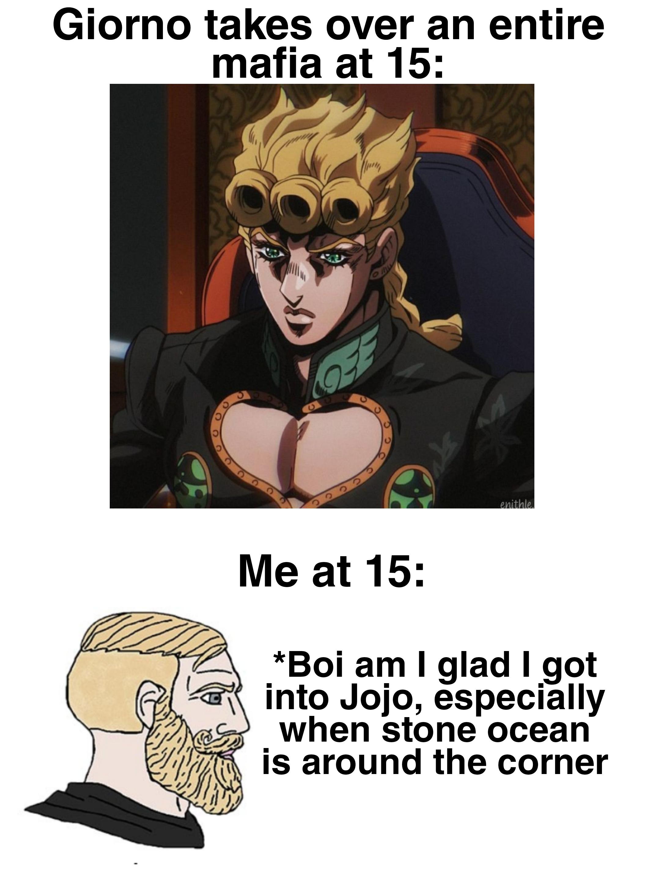 Two 15 year old Chad's xD | /r/ShitPostCrusaders/ | JoJo's Bizarre ...