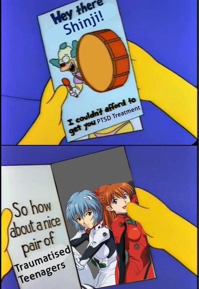 Greeting Card | Neon Genesis Evangelion | Know Your Meme