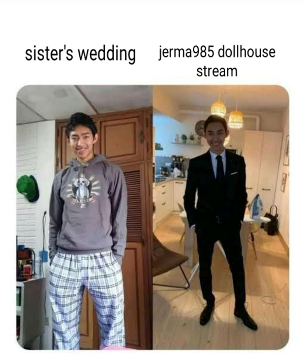 Fernanfloo Dresses Up For Jerma985 s Dollhouse Stream Jerma985 s 