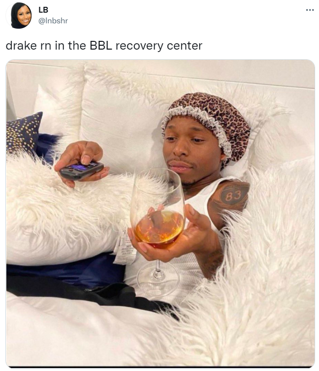 drake rn in the BBL recovery center | BBL Drake | Know Your Meme