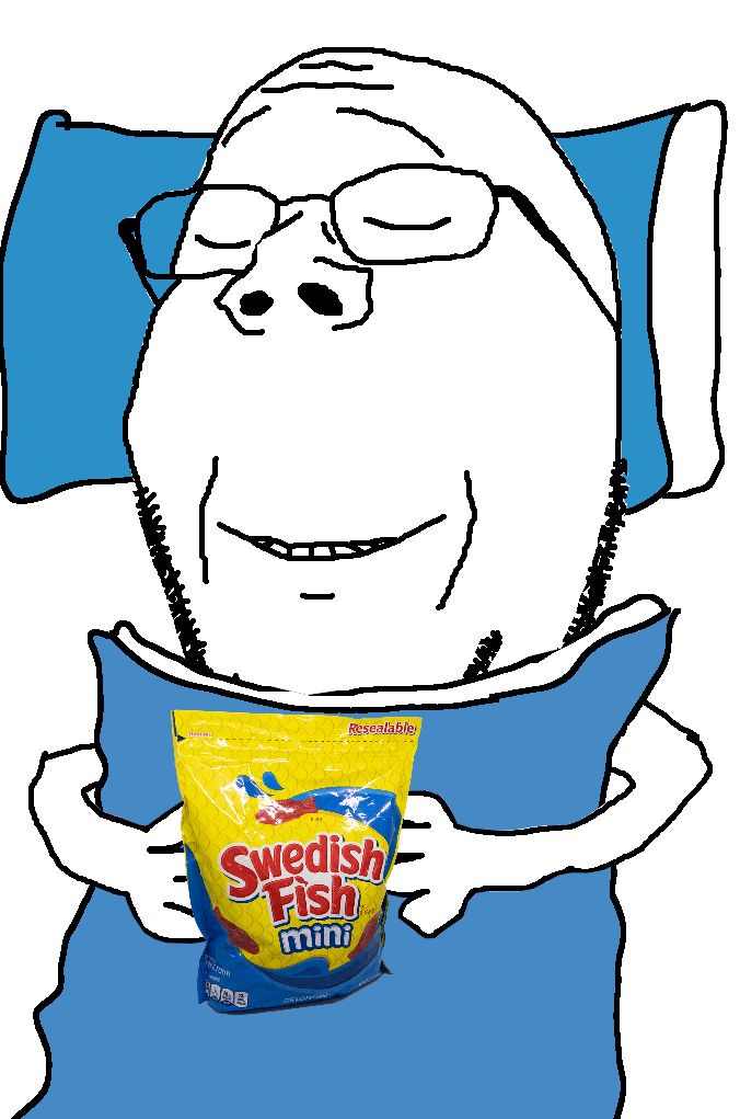 Wojak Soyjak sleeping with snack | Soy Boy Face / Soyjak | Know Your Meme