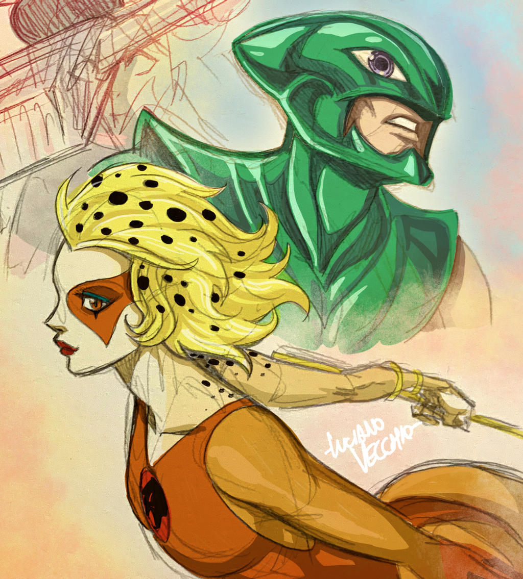 Cheetara and Flashback by LucianoVecchio | ThunderCats | Know Your Meme
