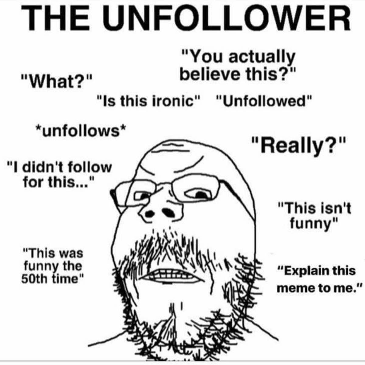 AAAAAH IM UNFOLLOOWING | Coomer | Know Your Meme