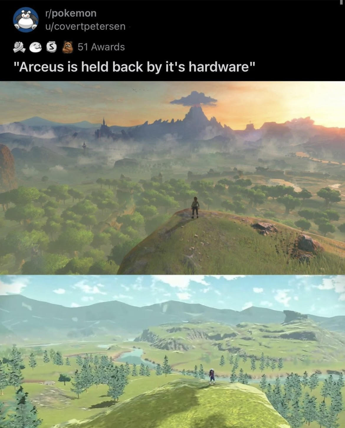 "Arceus looks bad because its a switch game bro" | Pokémon Legends ...