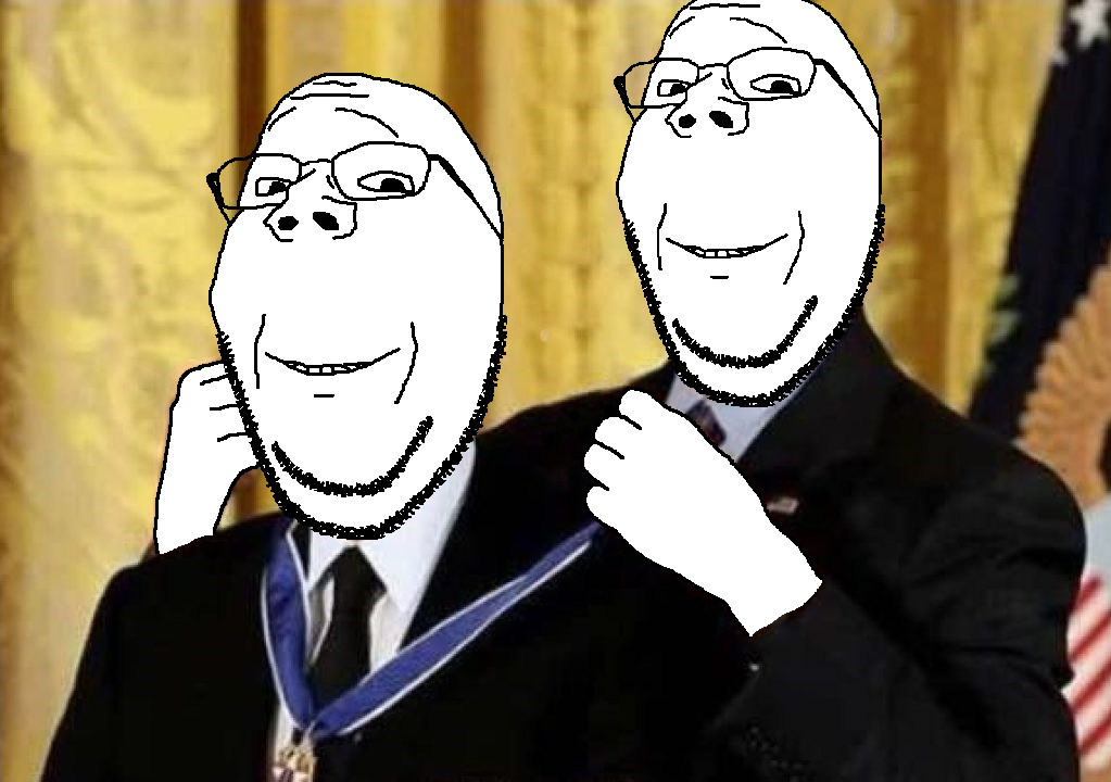 Wojak Soyjak medal award | Soy Boy Face / Soyjak | Know Your Meme