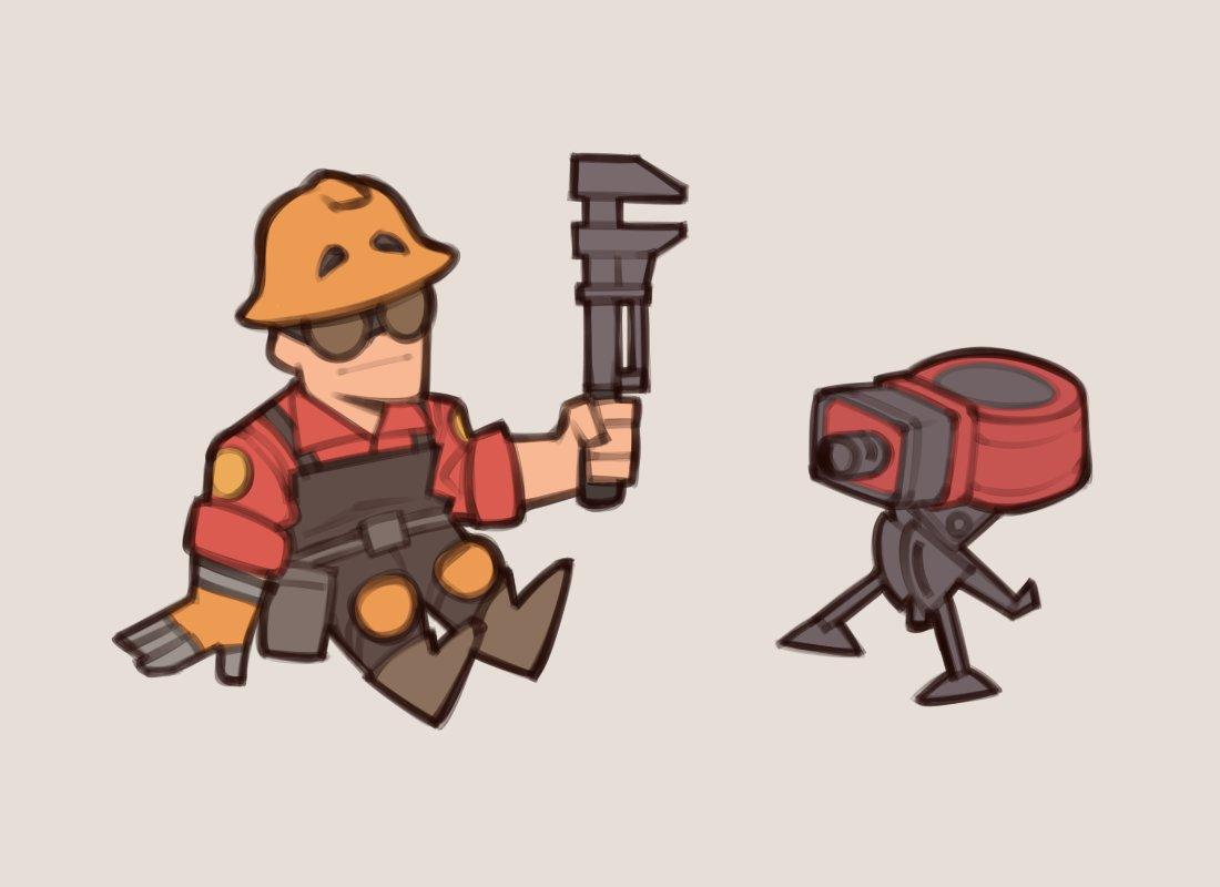 Tf2 Engineer Art