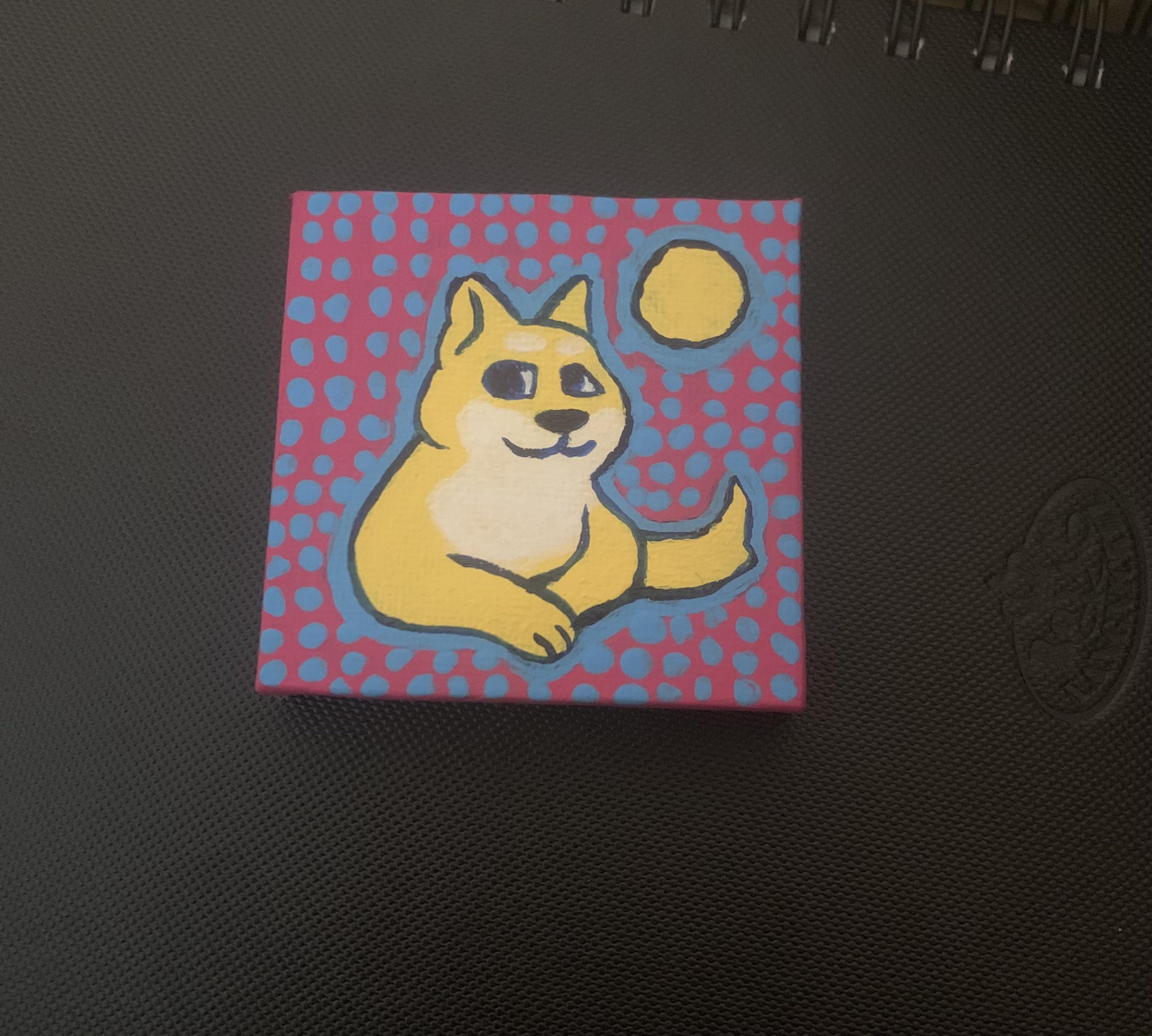 I painted le cringe dog on a tiny canvas | /r/dogelore | Ironic Doge ...