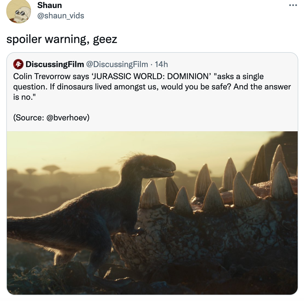 Spoilers | Jurassic World: Dominion Asks A Single Question | Know Your Meme