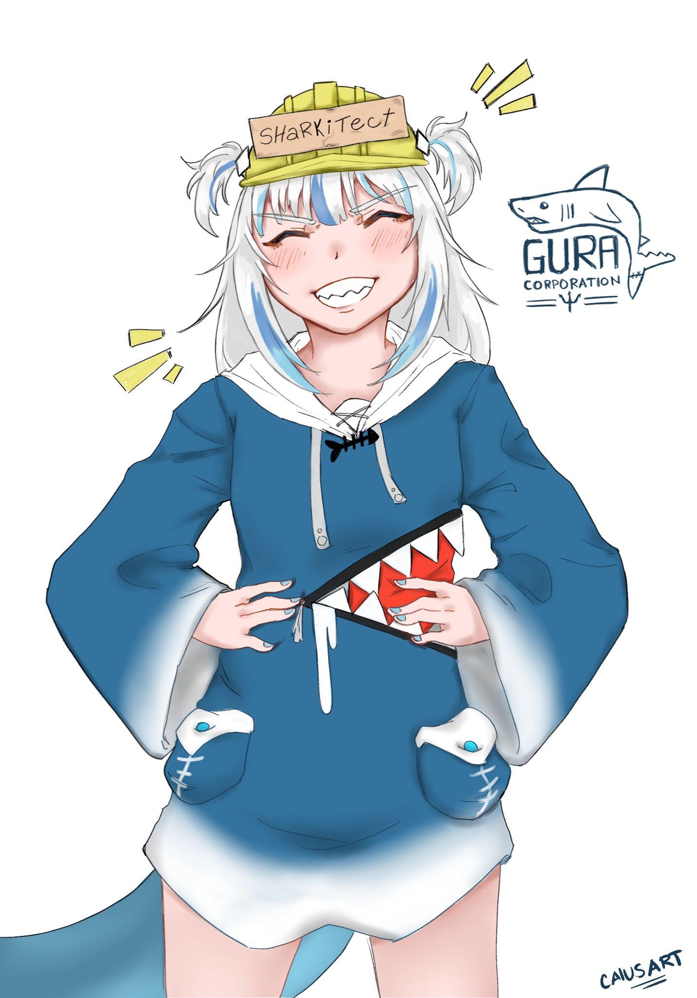 sharkitect goowa | Gawr Gura | Know Your Meme