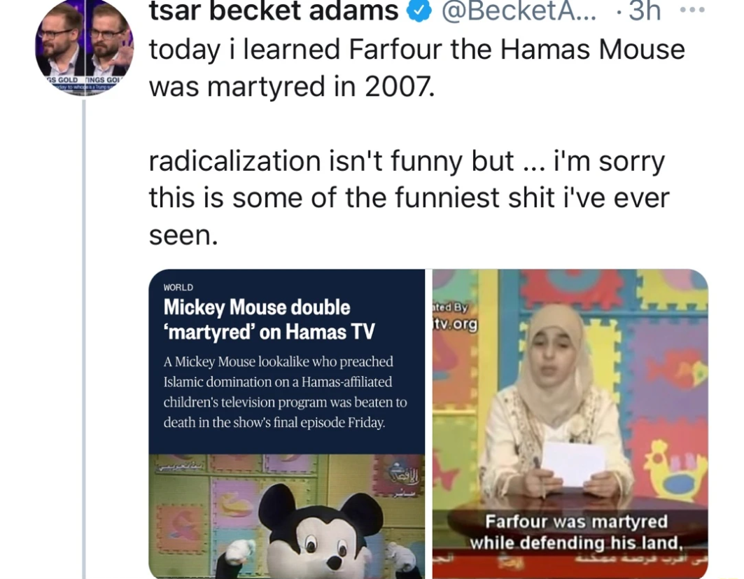 Farfour the Martyr | Farfour the mouse | Know Your Meme