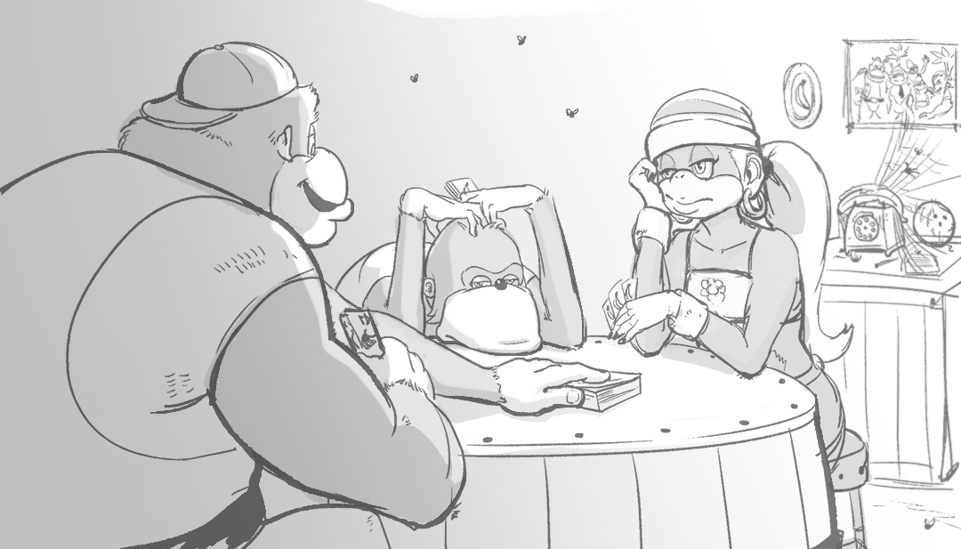 the DK Crew waiting to be called upon | Donkey Kong | Know Your Meme