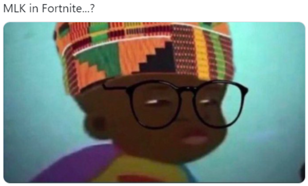 mlk in fortnite | MLK Fortnite March Through Time Event | Know Your Meme