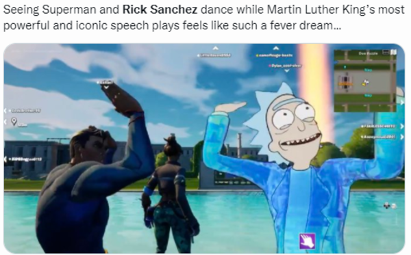 mlk in fortnite | MLK Fortnite March Through Time Event | Know Your Meme