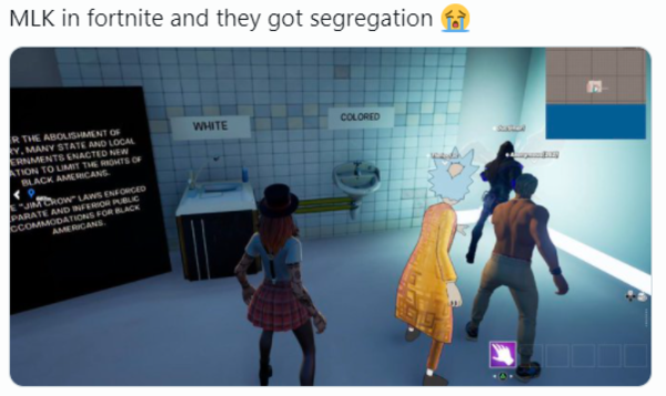 mlk in fortnite | MLK Fortnite March Through Time Event | Know Your Meme