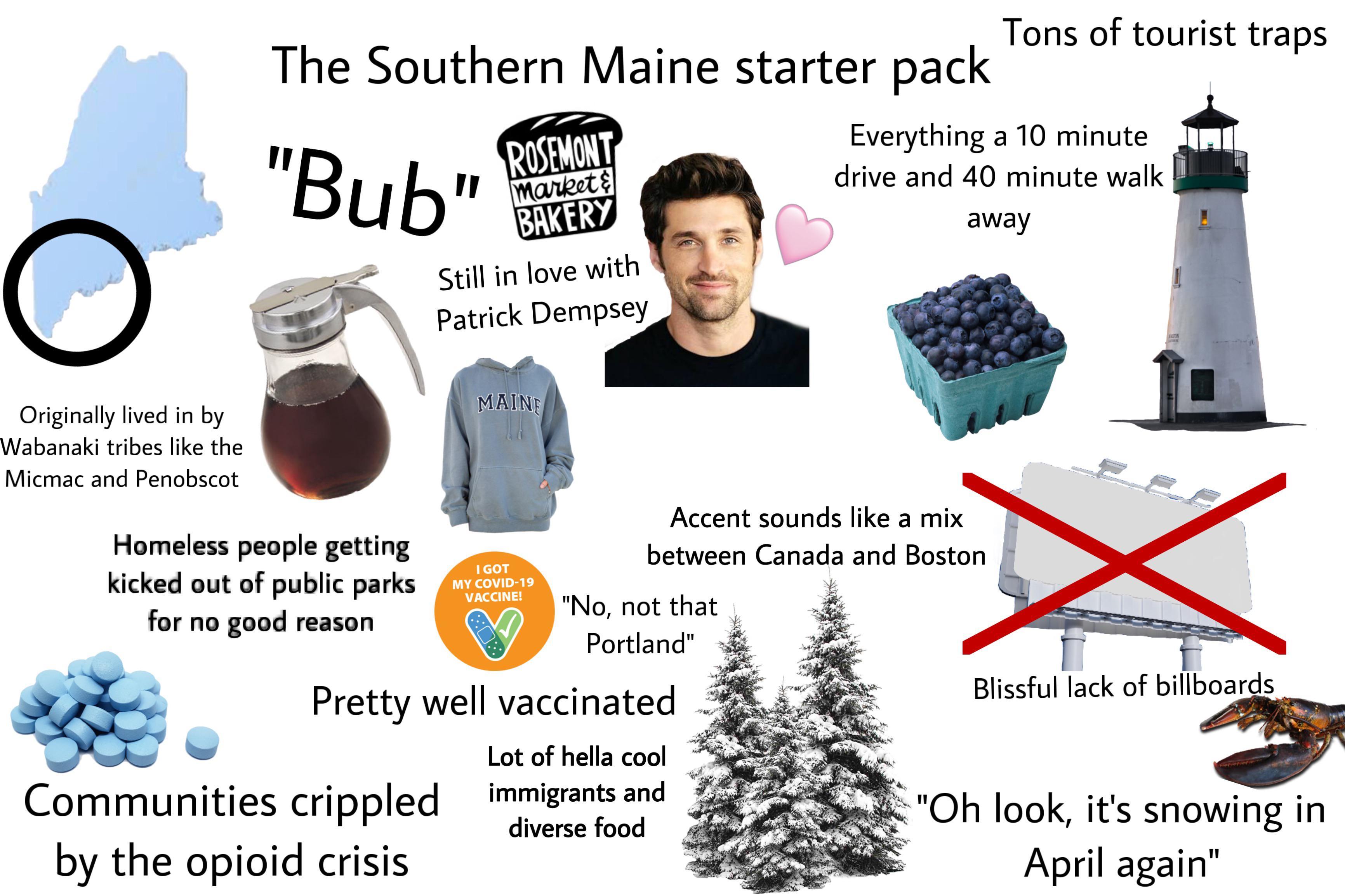 The Southern Maine starter pack | /r/starterpacks | Starter Packs ...