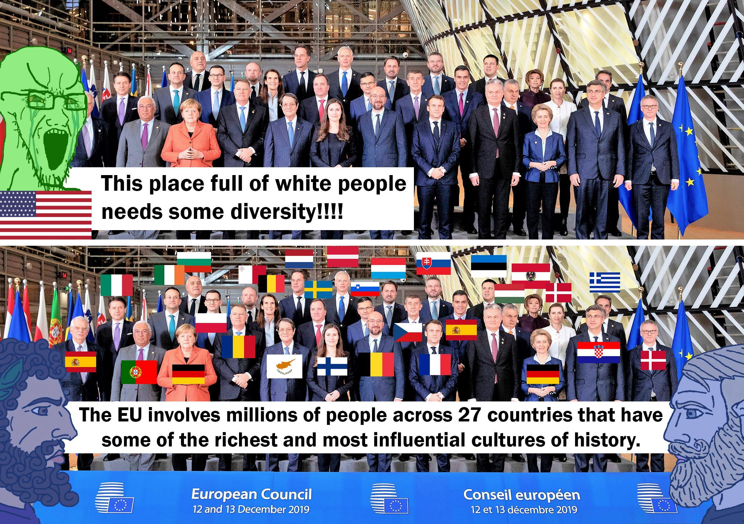 Racial diversity is not cultural diversity. | /r/PoliticalCompassMemes ...